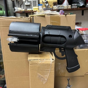GANTZ X Gun Painted With LED Cosplay Weapon Prop - Etsy