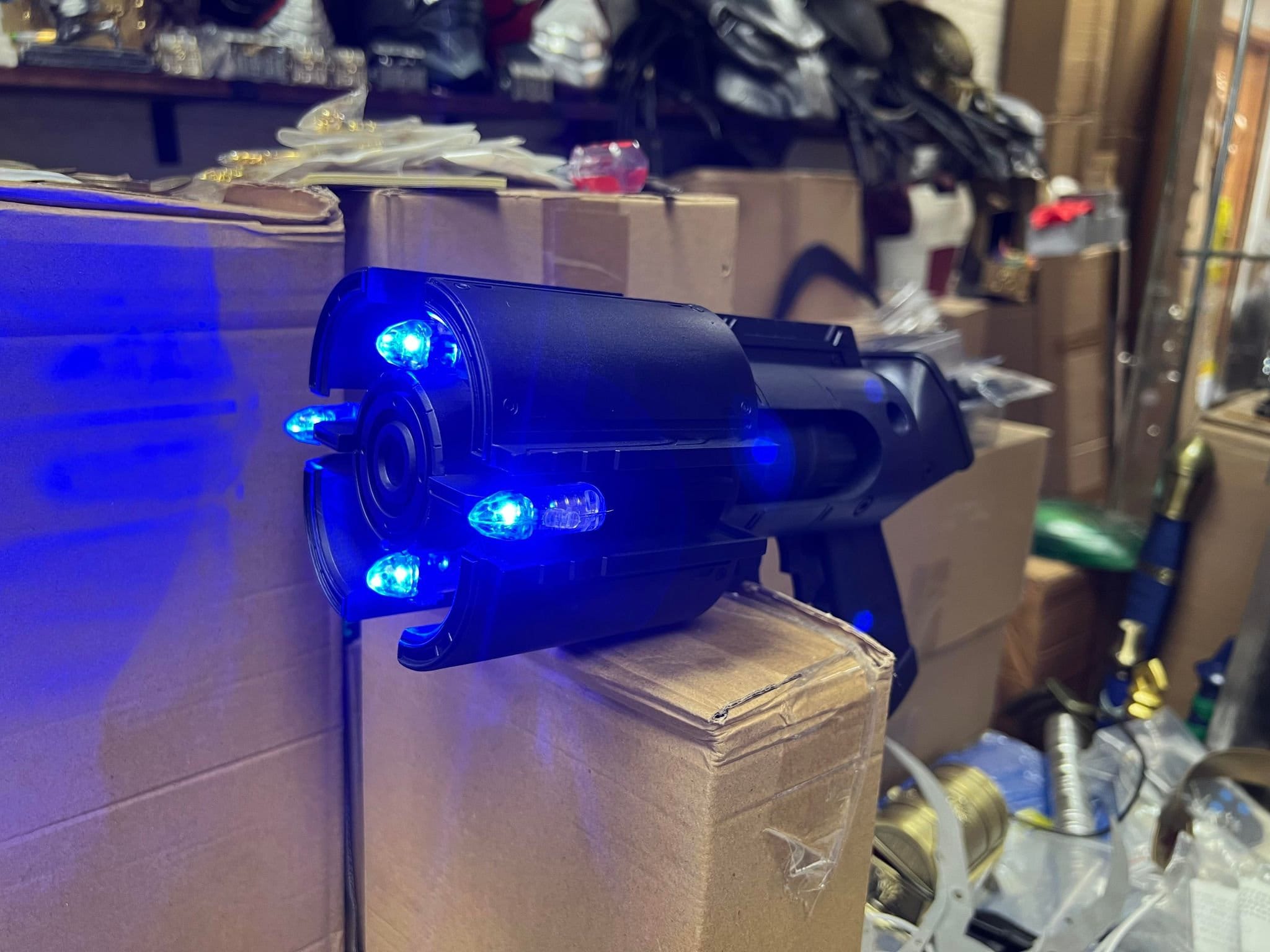 GANTZ X Gun Painted With LED Cosplay Weapon Prop - Etsy