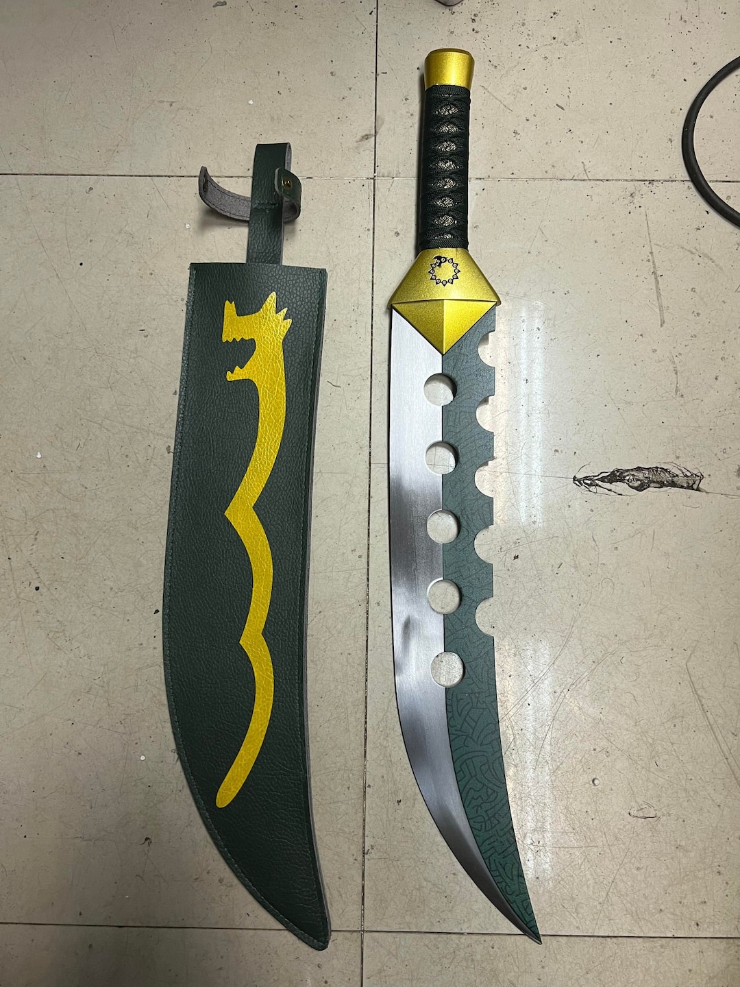 Seven Deadly Sins SDS Lostvayne Sword Blade Knife Cosplay Metal Weapon ...