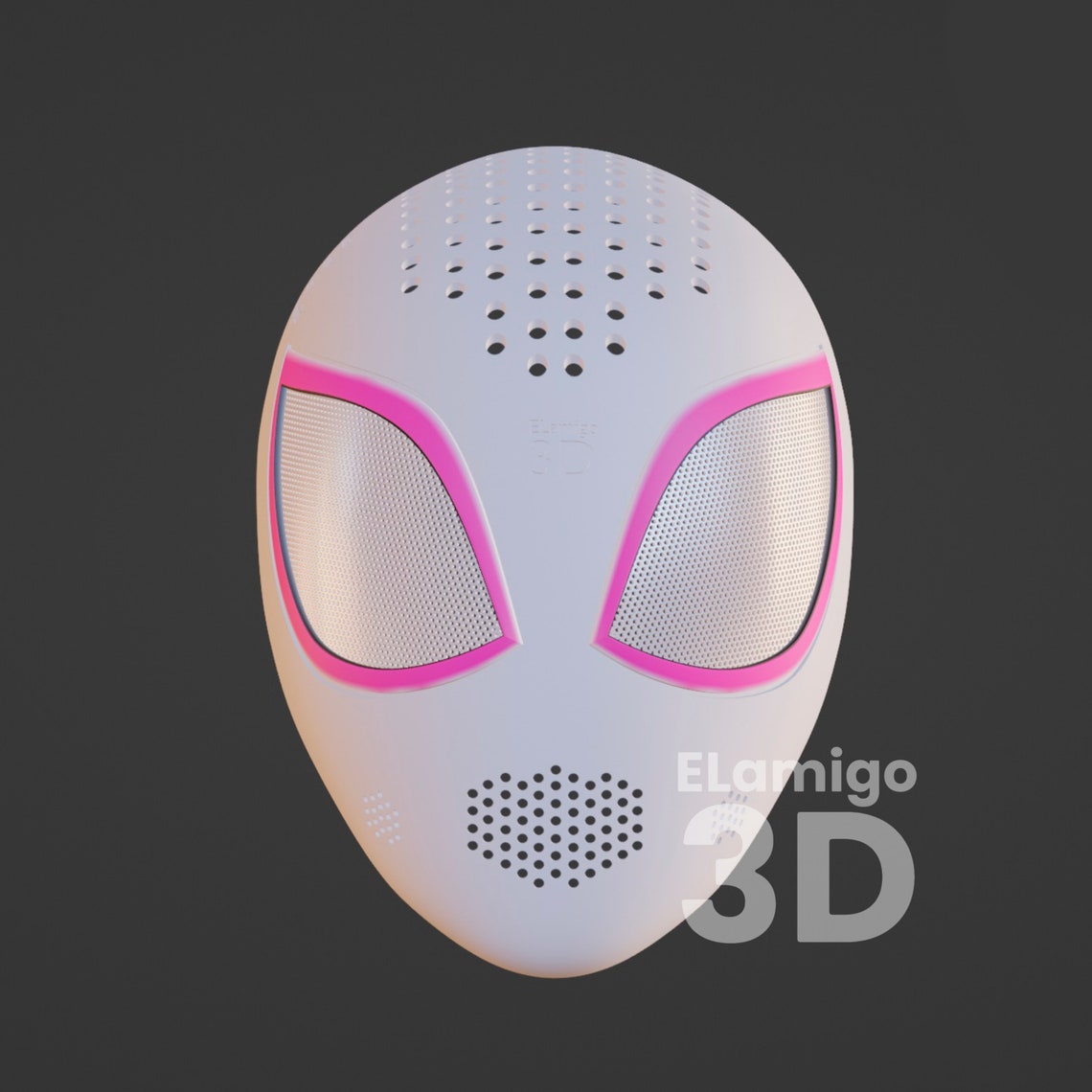 Spider-gwen ATS Faceshell (STL Files) - Etsy