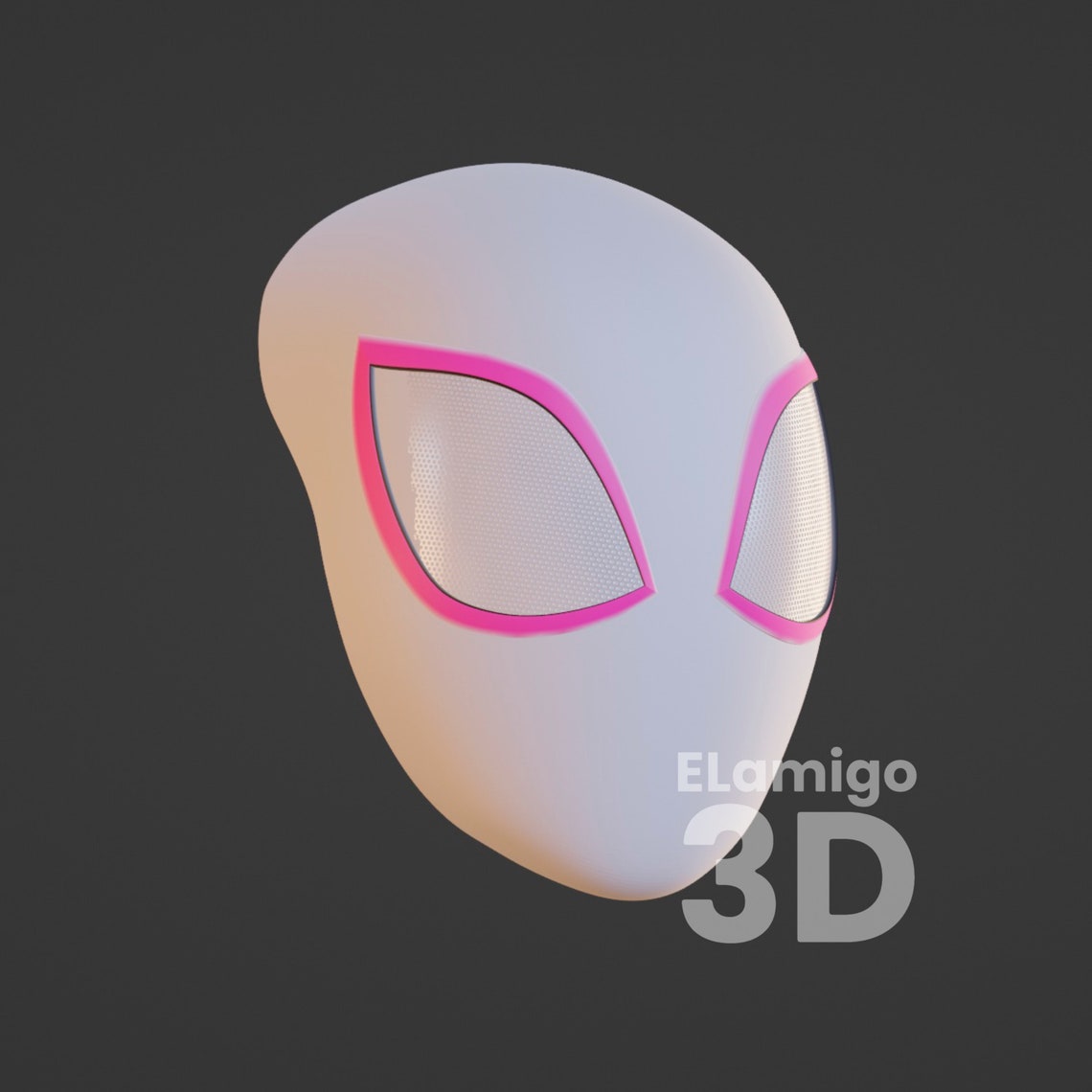 Spider-gwen ATS Faceshell (STL Files) - Etsy