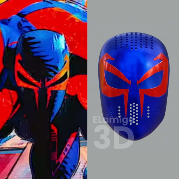 Spiderman 2099 Face Shell - Etsy UK