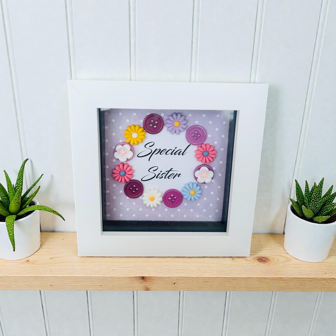 Special Sister Pretty 3D Shadow Box Frame - Etsy
