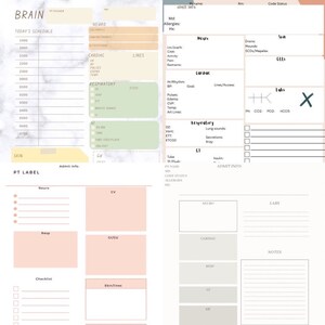 7 ICU Report Sheets for Critical Care and Progressive Care Nurses - Etsy