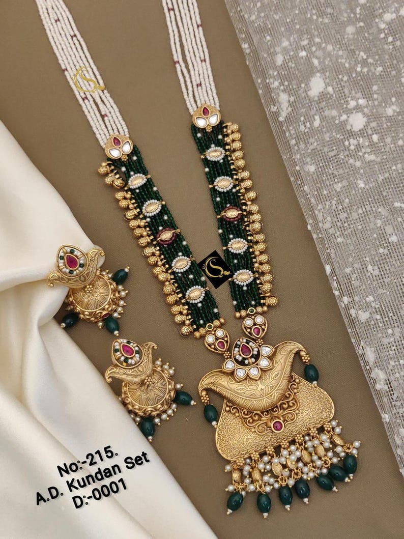 Bollywood Gold Plated Party Wear Light Weight Pendant Necklace Jewelry ...