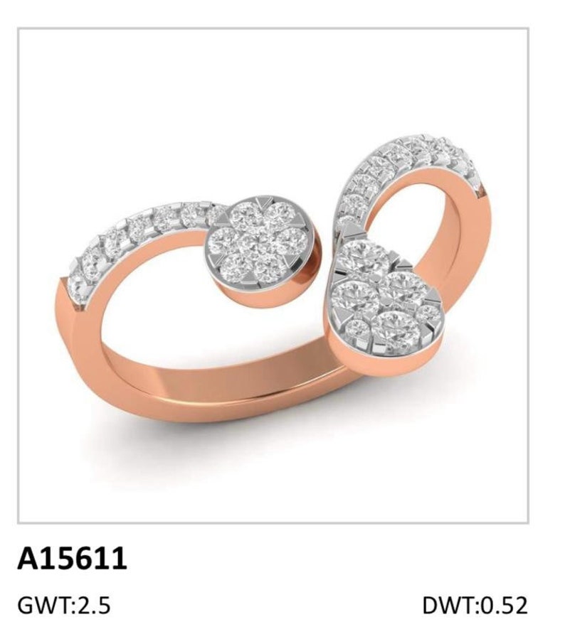 Cz Diamond Iconic Cluster Ring Silver Wedding Engagement Ring for Women Dainty Gold Ring ...