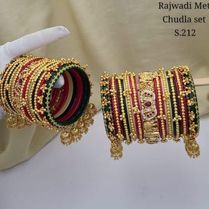 Indian Punjabi Sikh Wedding Bridal Chooda / Kundan Chooda / Bridal ...