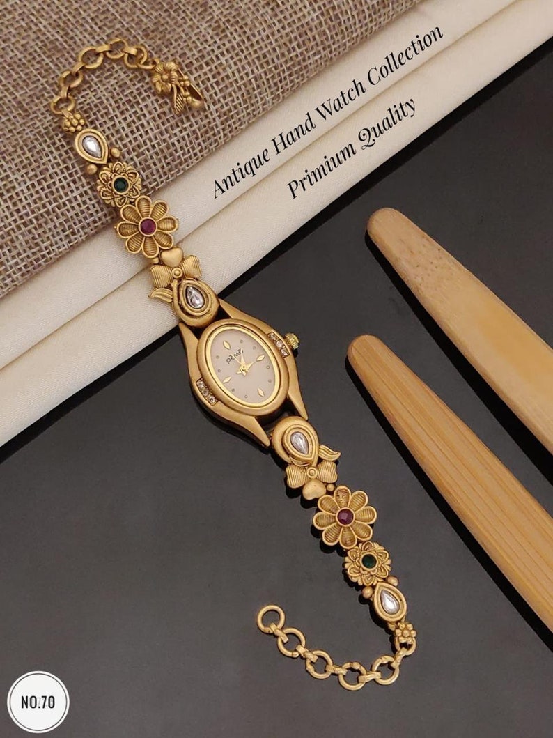 Vintage Gold Womens Watch, Small Face Watch for Women, Gift for Her, Durable Buckle, Adjustable ...