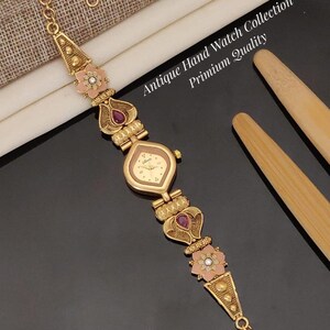 Vintage Gold Womens Watch, Small Face Watch for Women, Gift for Her, Durable Buckle, Adjustable ...