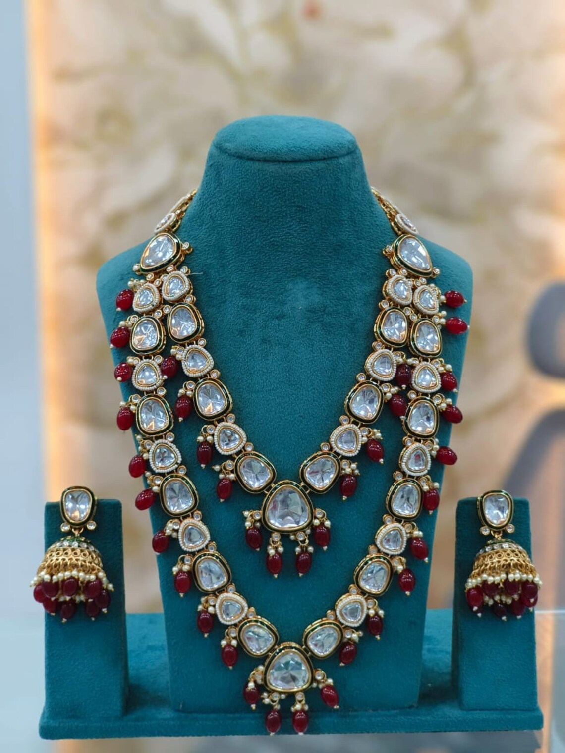 Beautiful and Elegent Rani Haar / Long Gold Necklace / Rajwadi Long Necklace / Temple Jewelry by ...