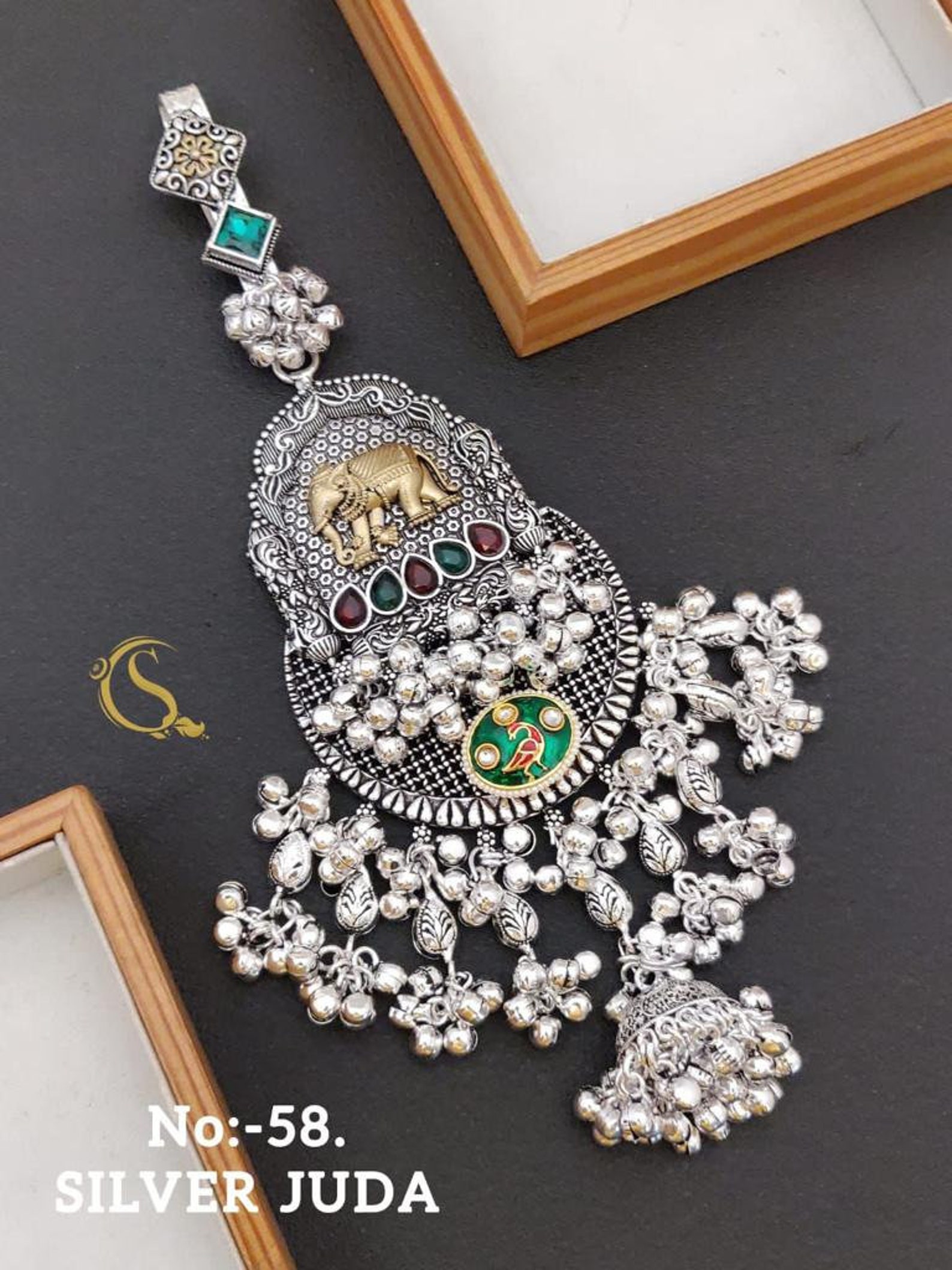 Waist Juda Silver Plated Juda Oxodize Silver Juda Indian - Etsy