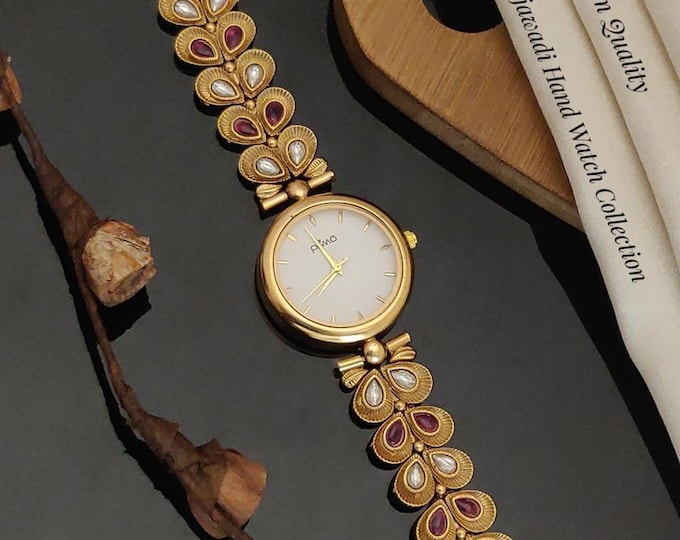 Vintage Women Watch, Gold Watch, Gemstone Watch, Dainty Watch, Vintage Watch, Dainty Gold Watch ...