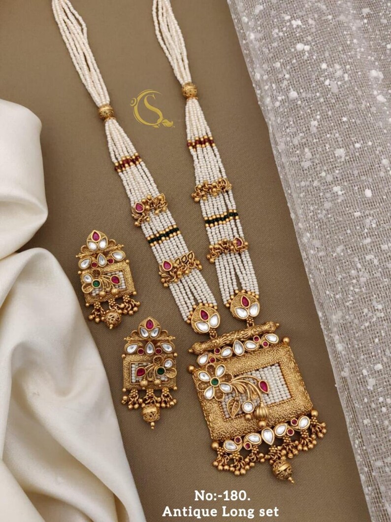 Bollywood Gold Plated Party Wear Light Weight Pendant Necklace Jewelry ...
