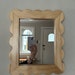Handmade Scalloped Wooden Frame With Mirror (multiple Colors Available ...