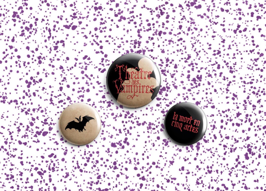 Theatre of Vampires Inspired Button Badge Collection Interview With the ...