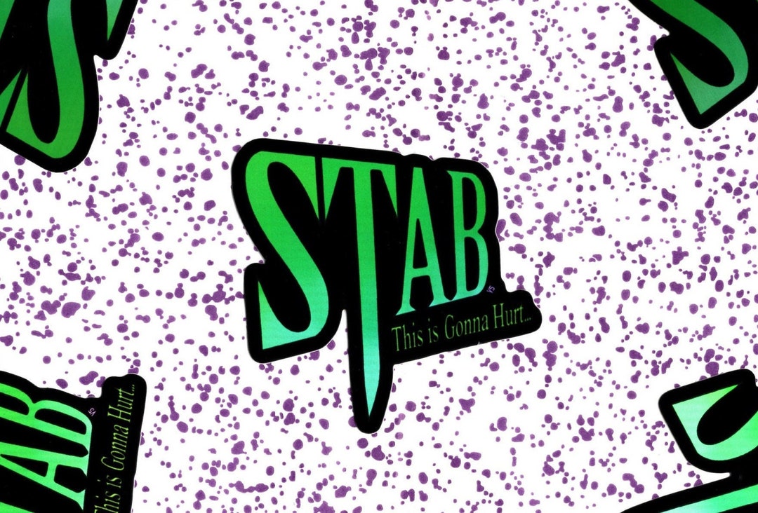 Stab Inspired HOLO Sticker Scream - Etsy