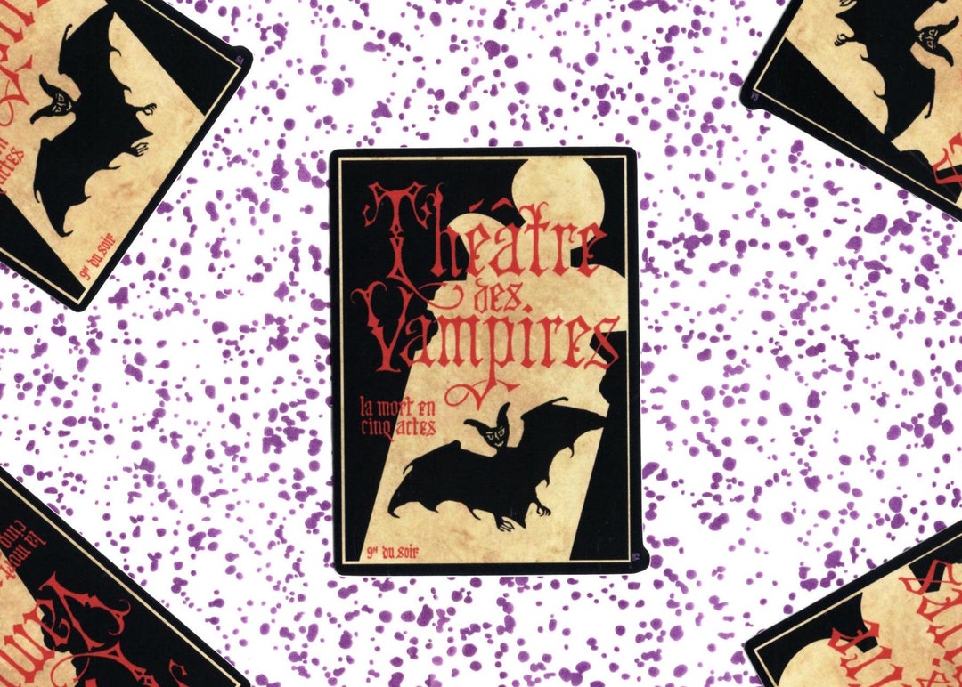 Vampire Theatre Flyer Inspired MATTE Sticker - Interview With the ...