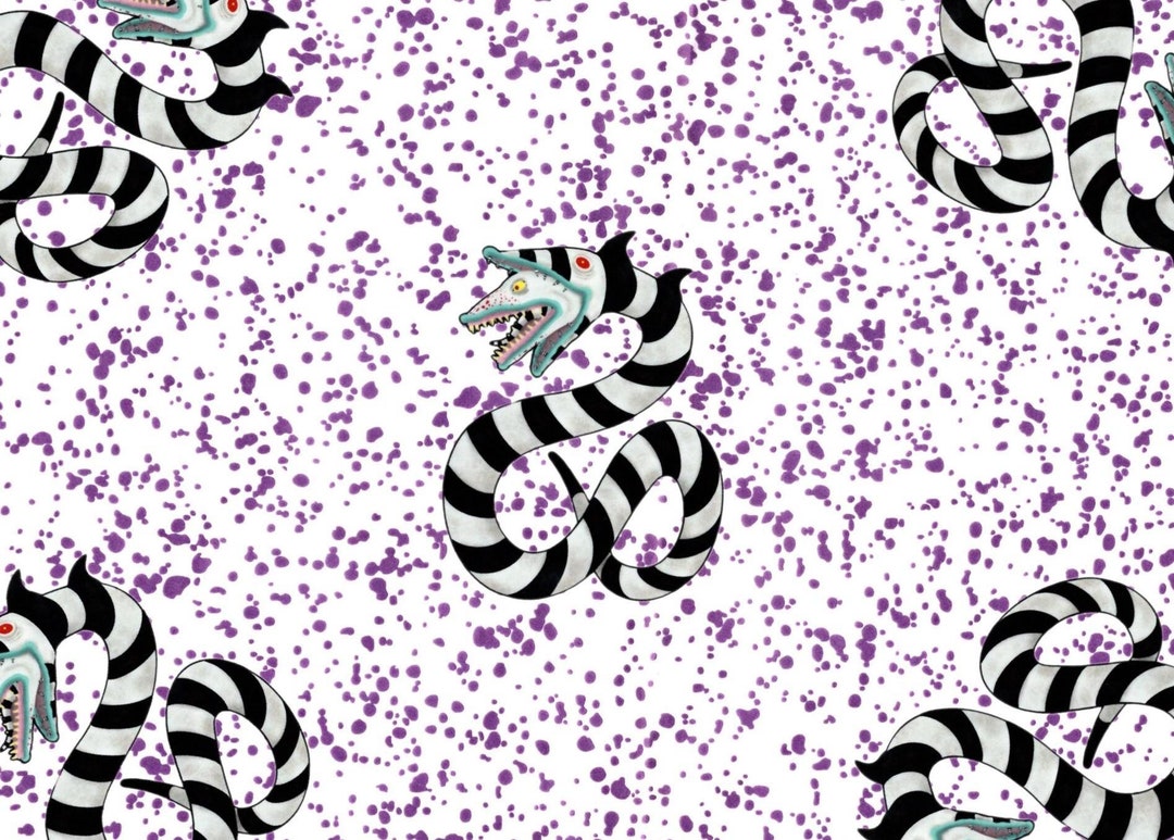 Sandworm Sticker TRANSPARENT - Beetlejuice - Etsy UK