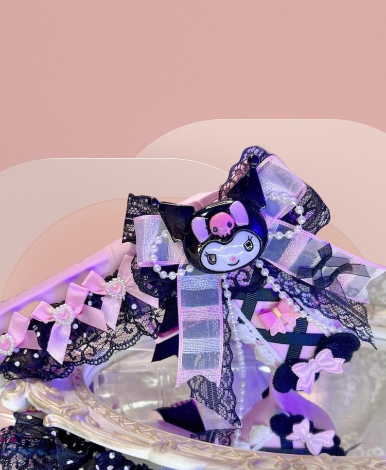 Kwaii Cute Kuro Anime Gift, Cosplay Prop, Purple Model Toy, Lolita ...