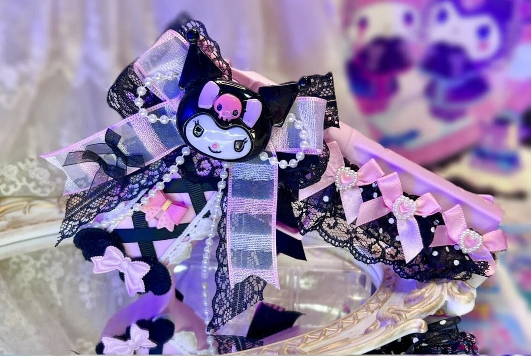 Kwaii Cute Kuro Anime Gift, Cosplay Prop, Purple Model Toy, Lolita ...