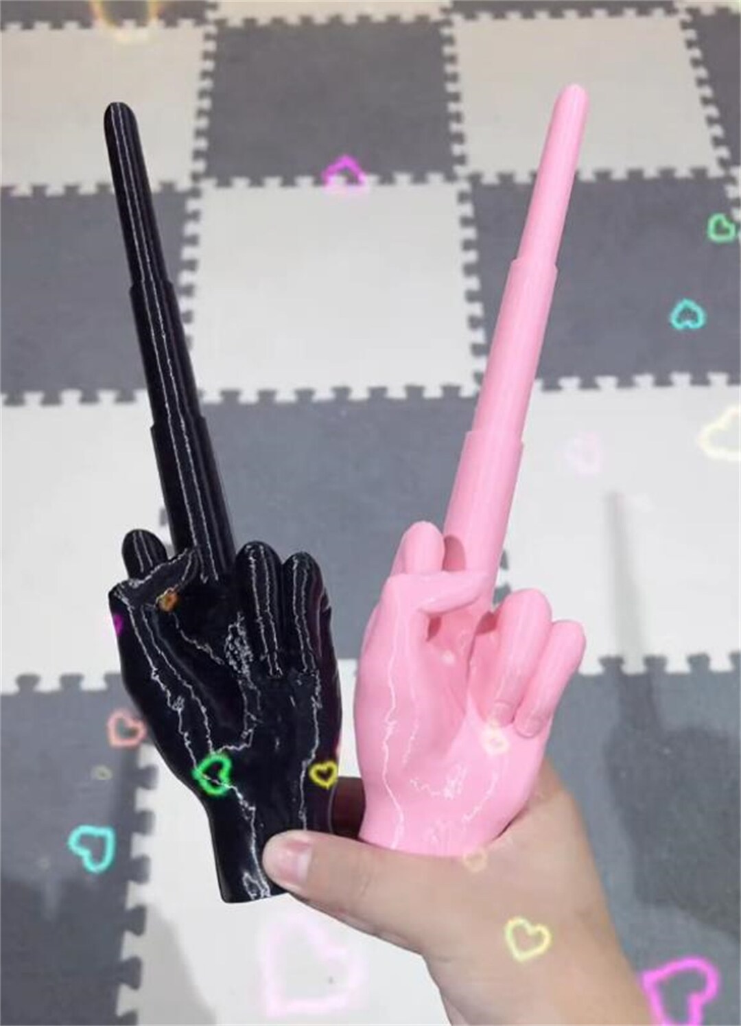 Collapsible Middle Finger Extendable Retractable 3dgeex 3d Printed ...