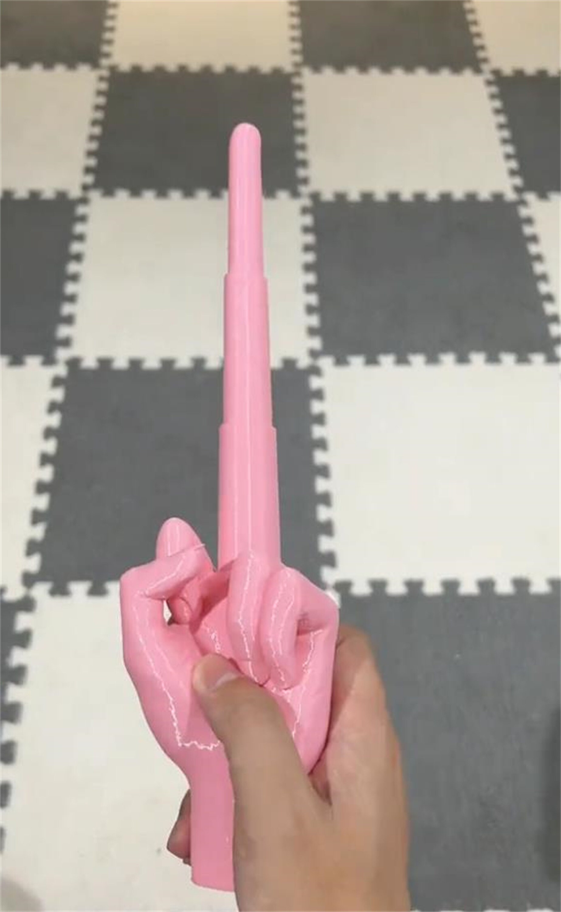 Collapsible Middle Finger Extendable Retractable 3dgeex 3d Printed ...