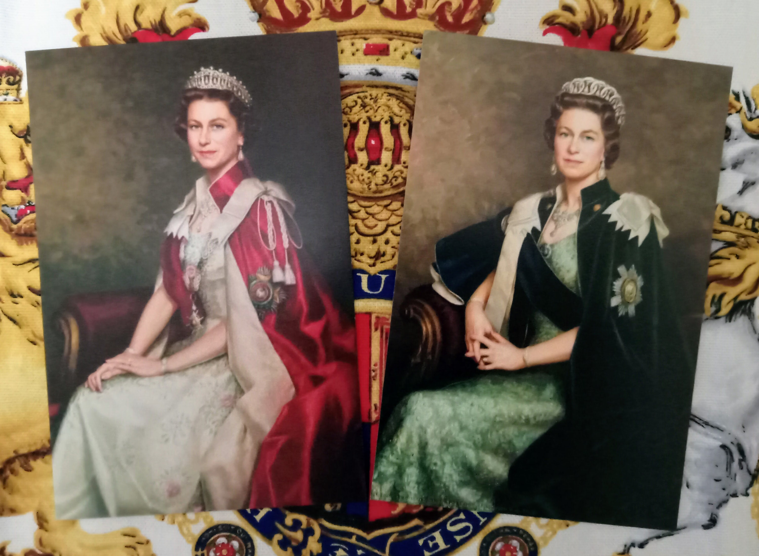 FINAL QTY Queen Elizabeth II 4x6 Memorial Cards/ Modern Postcards ...