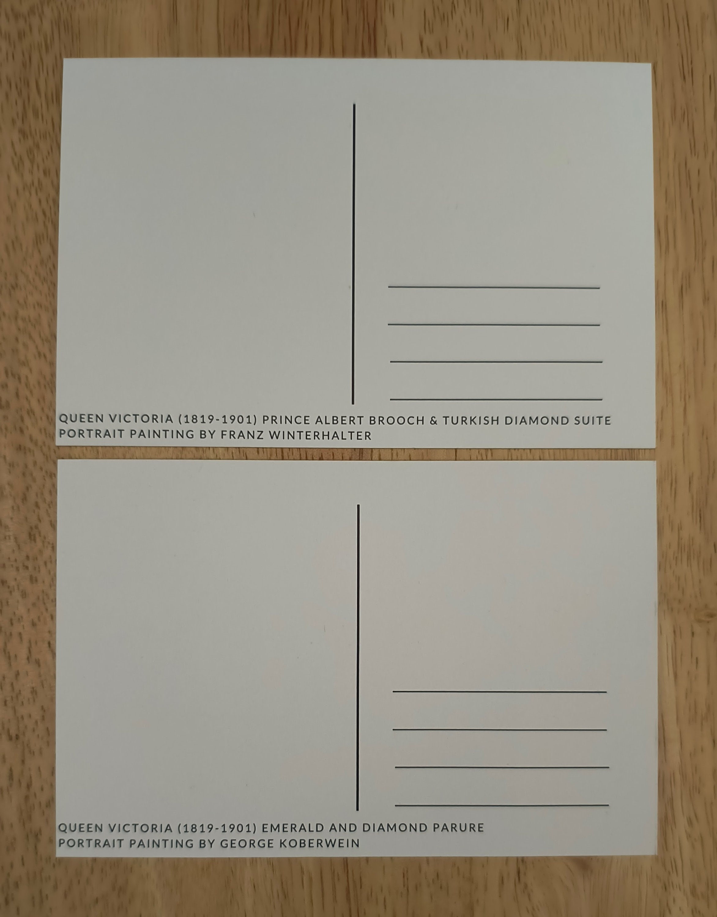 Queen Victoria & Her Royal Jewels 4x6 Cards/ Modern Postcards ...