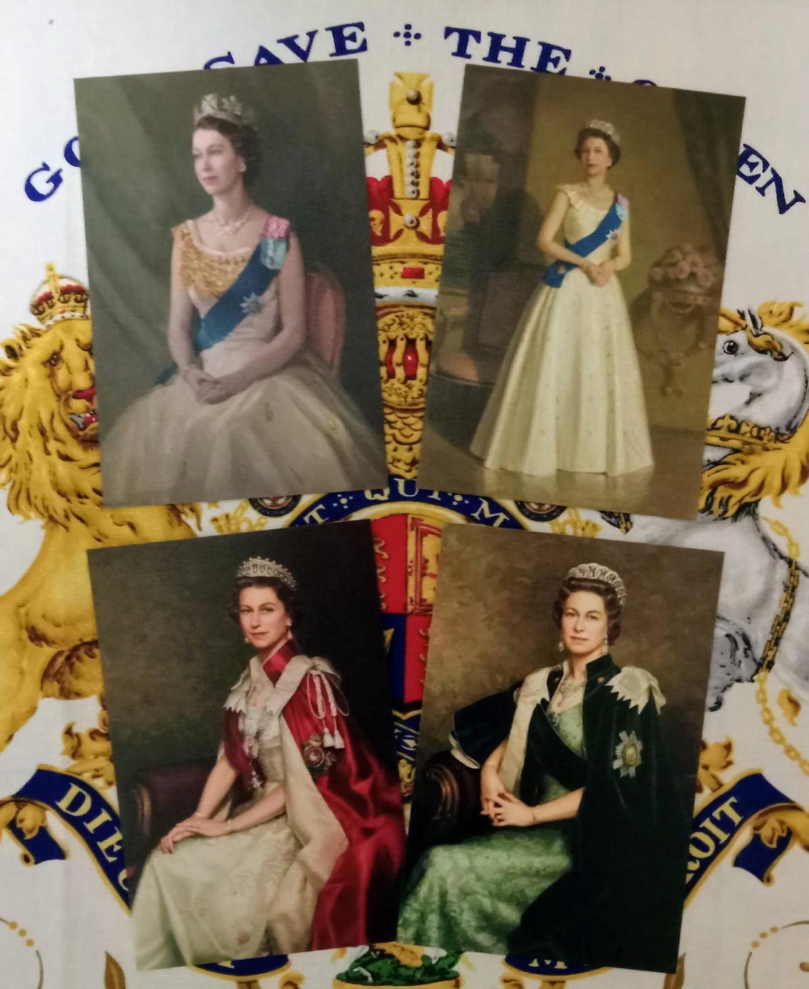 FINAL QTY Queen Elizabeth II 4x6 Memorial Cards/ Modern Postcards ...