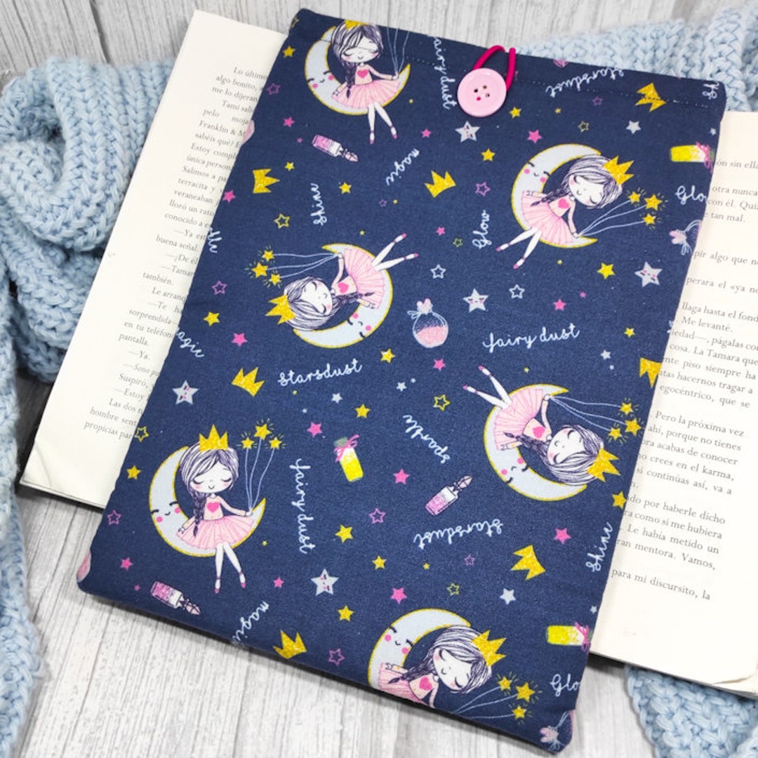 Cloth Book Cover, Princesses Literary Case, iPad Protective Bag, Tablet ...