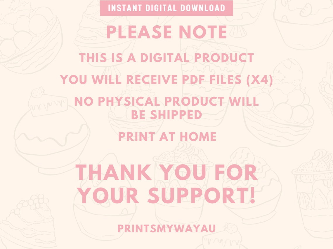 Printable Ice Cream Tokens | Gelato Coupons | Ice Cream Birthday | Ice ...