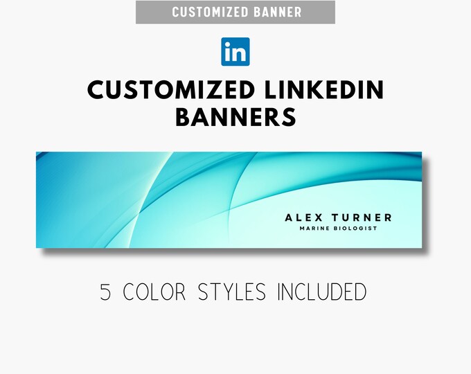 Linkedin Profile Banner | Custom Professional Linkedin Banner ...