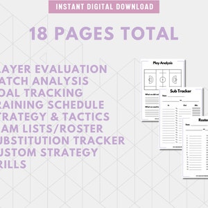 Lacrosse Coaching Template Bundle for Game Strategy and Player ...