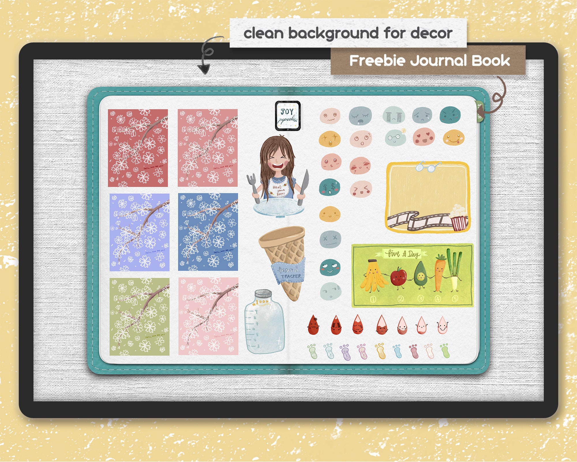 Daily Habit Tracker Digital Weekly Habit Tracker Stickers Goodnotes ...