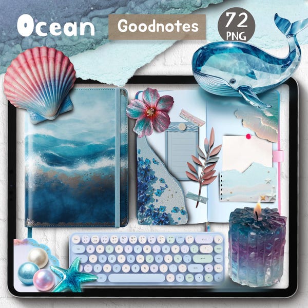 Ocean Stickers - Etsy