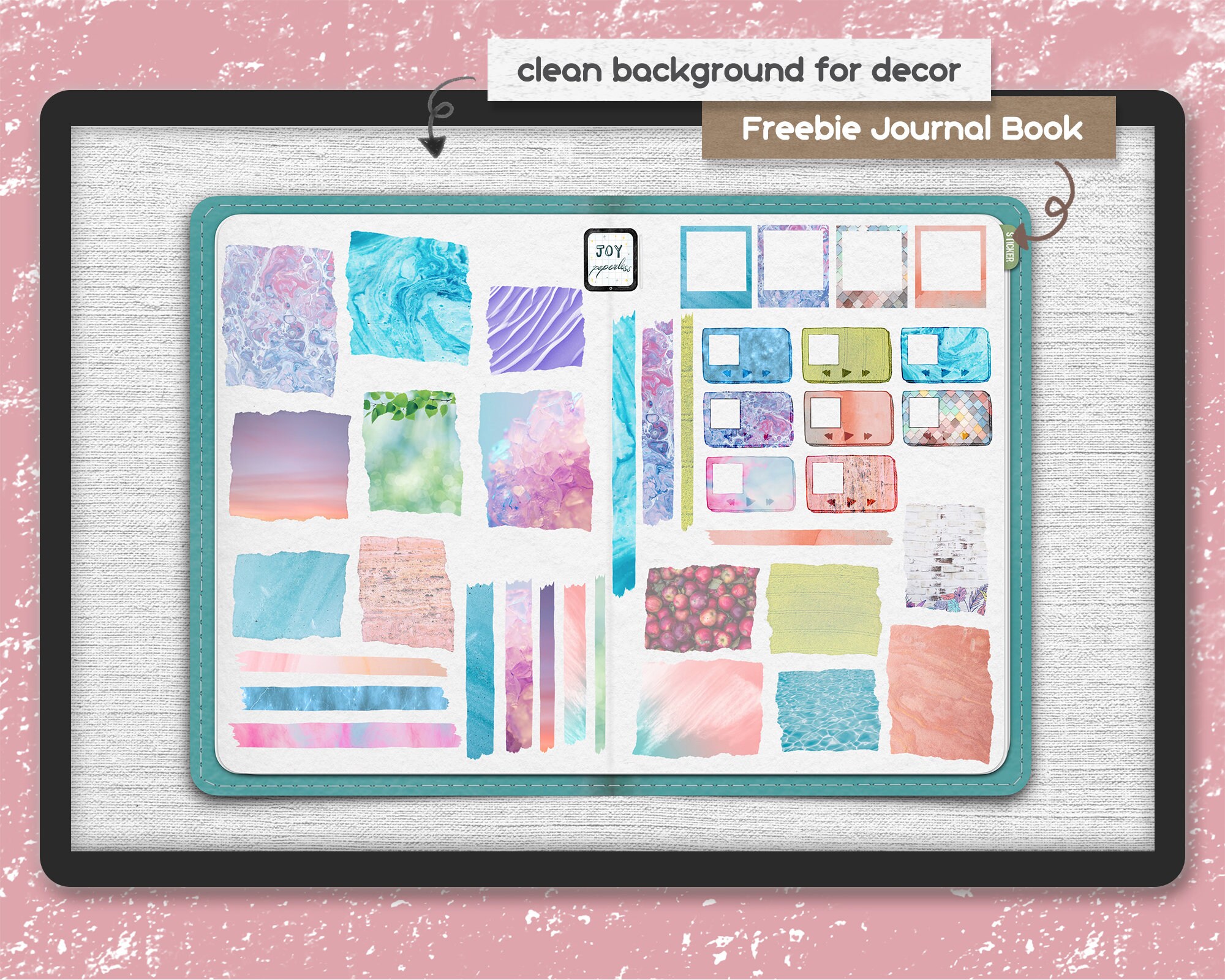 Digital Stickers Aesthetic Goodnotes Sticker Pastel Onenote Sticker ...