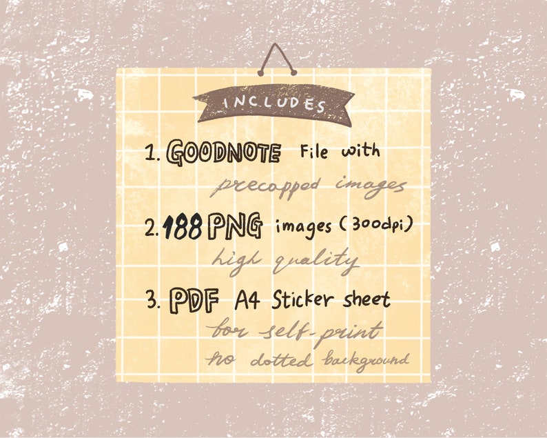 Digital Stickers Daily Goodnotes Sticker Icon Onenote Sticker - Etsy