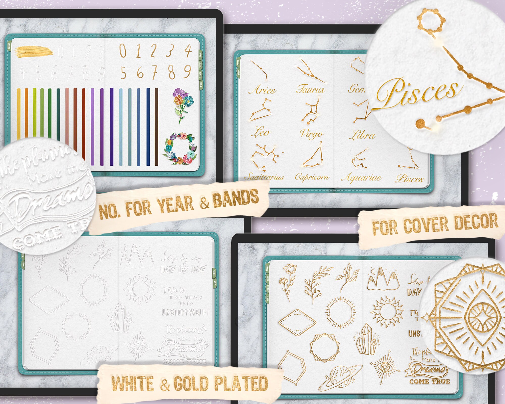 Digital Bullet Journal Book Templates Goodnotes Digital Journal Cover ...