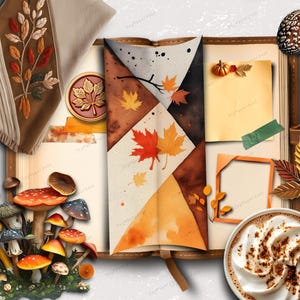 Realistic Autumn Digital Stickers Goodnotes, PNG Stickers Journal ...