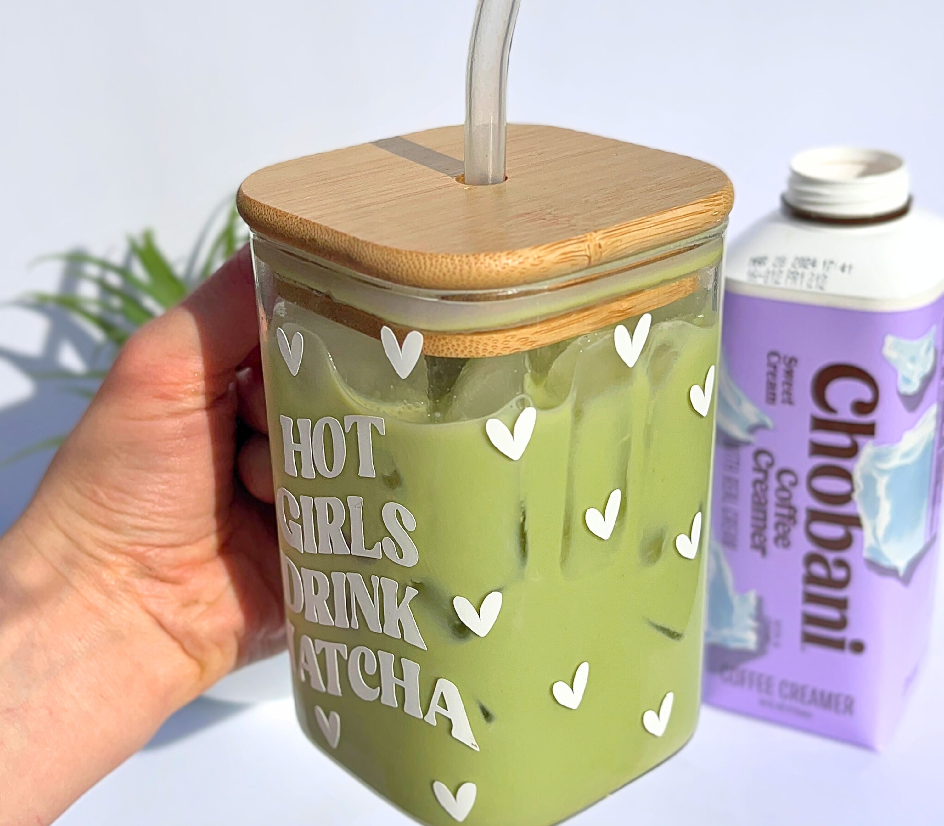 Matcha Glass Mug Trendy Cup Glass Matcha Lover Gift Hot Girls Love ...