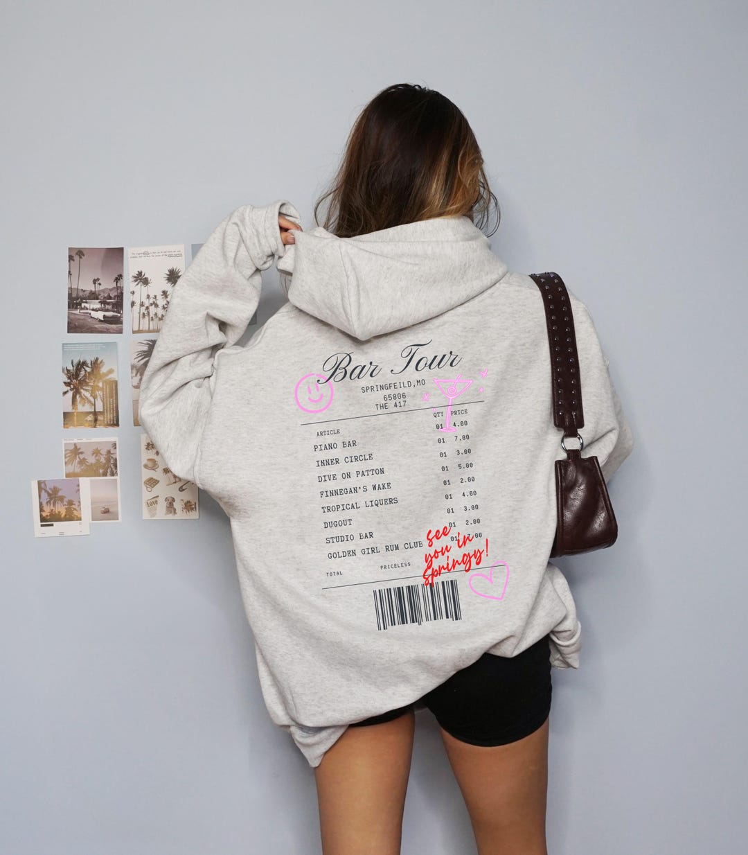 Bar Crawl Sweathshirt Custom Girls Trip Shirt Bar Tour Crew Matching ...