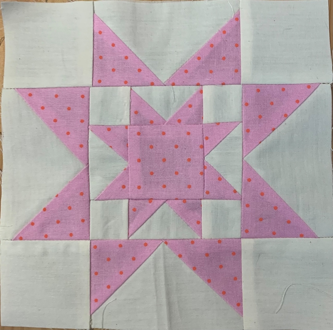 Star in A Star FPP Pattern - Etsy