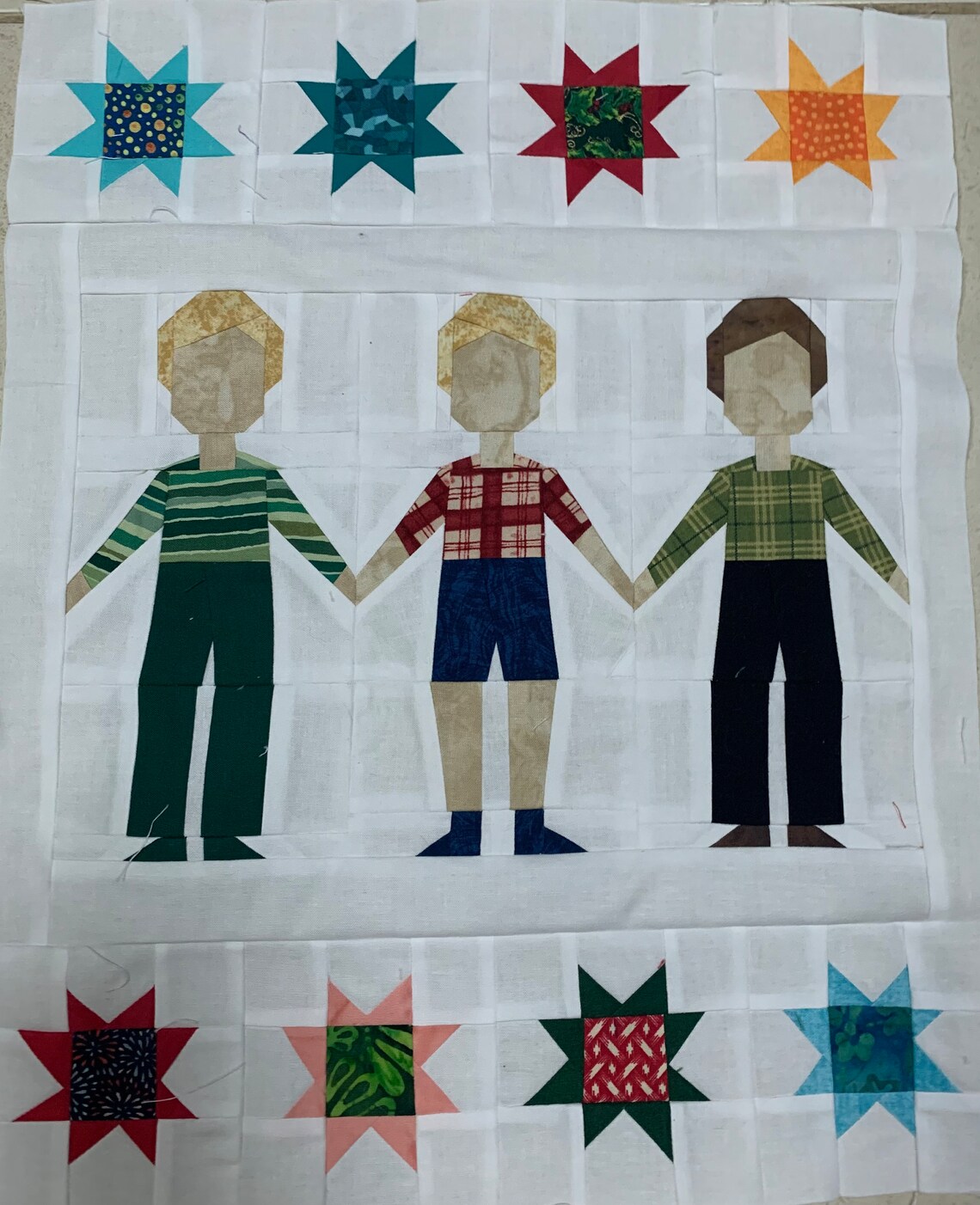 Holding Hands Paper Doll Boy FPP - Etsy