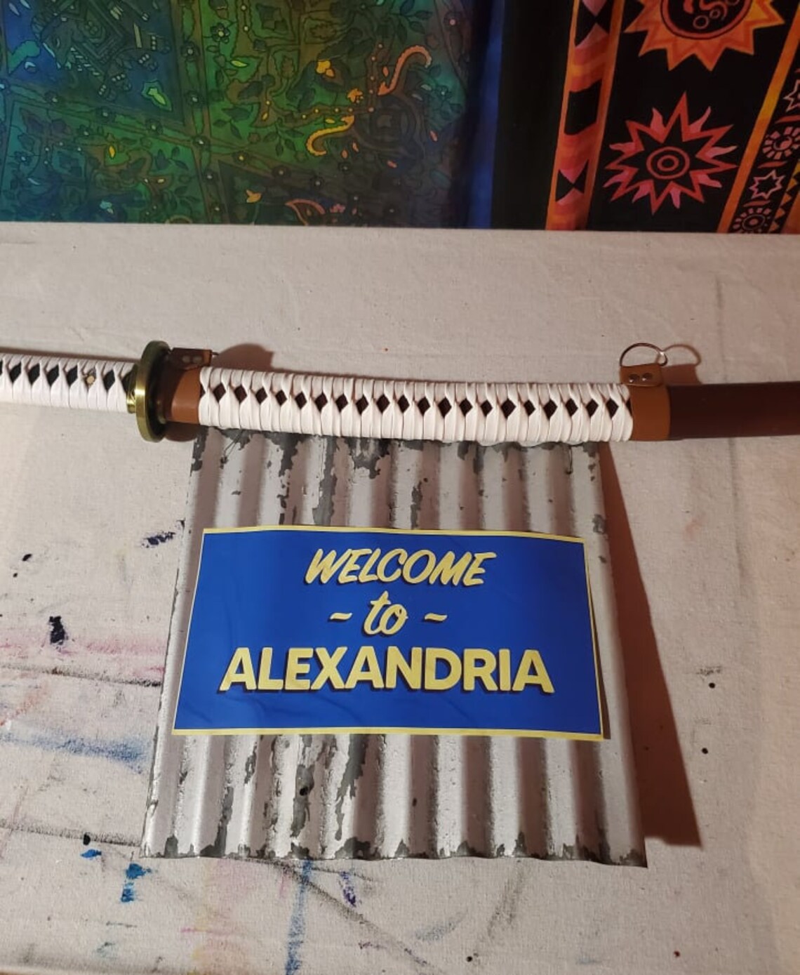 The Walking Dead Alexandria Sign - Etsy