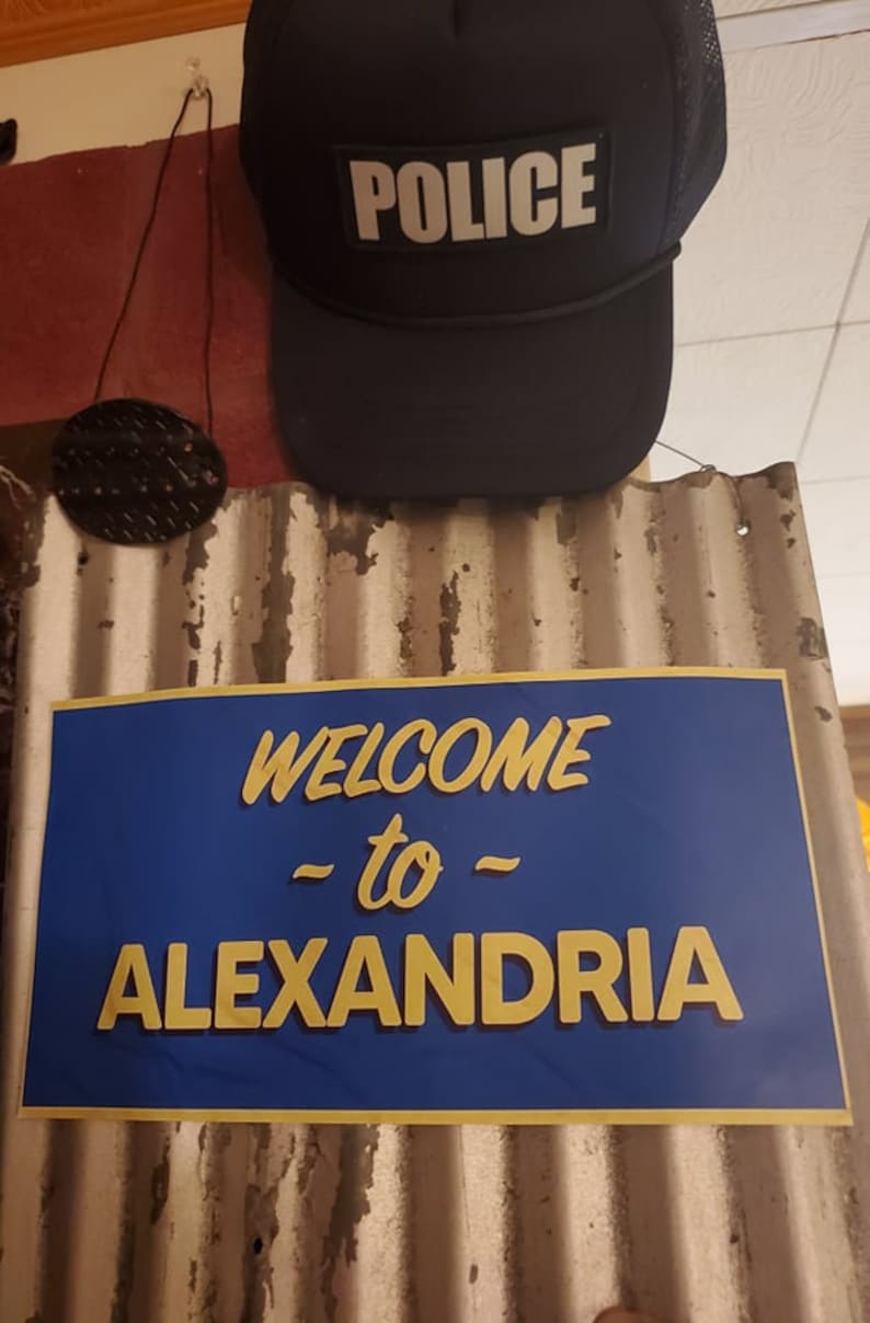 The Walking Dead Alexandria Sign - Etsy