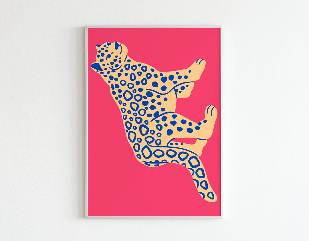 Leopard Poster, Animal, Digital Print, Wall Art, Printable, Designer ...