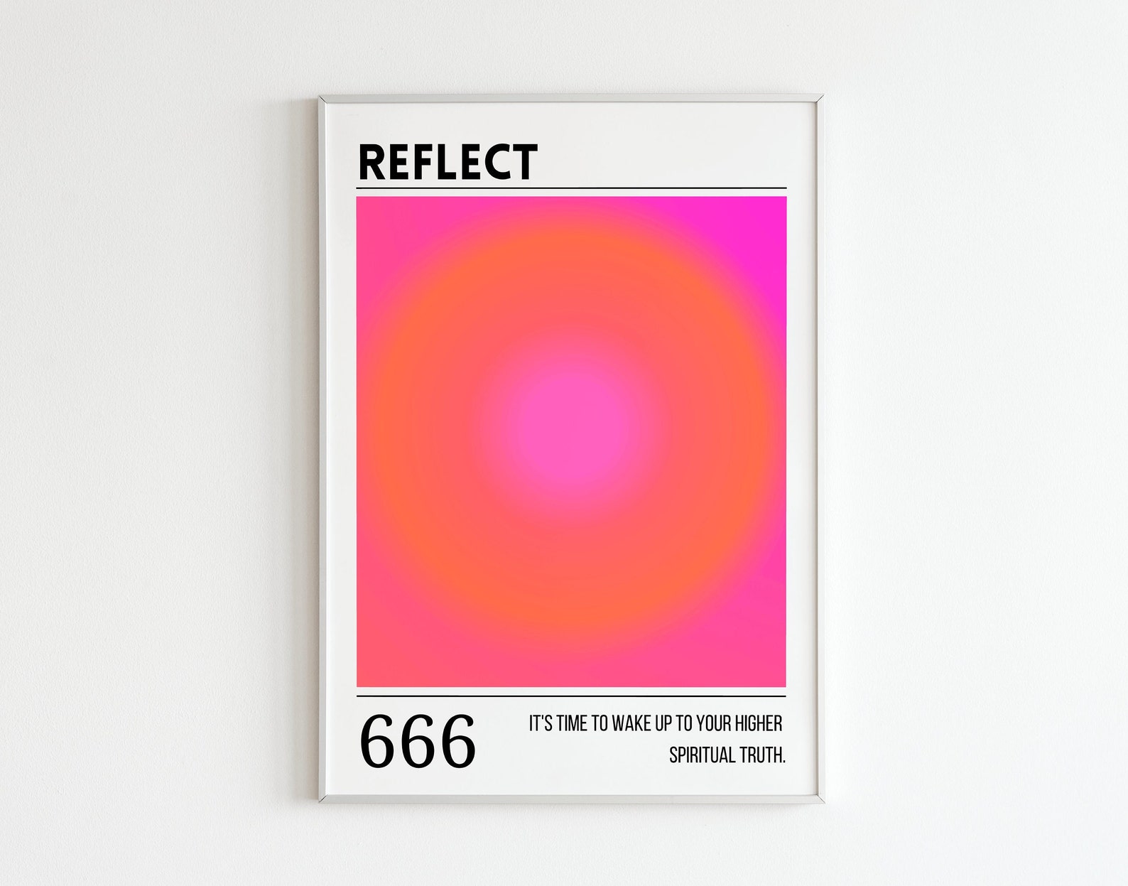 ANGEL NUMBER 666 Poster, Digital Poster, Wall Art, Printable, Designer ...