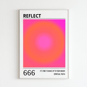 ANGEL NUMBER 666 Poster, Digital Poster, Wall Art, Printable, Designer ...