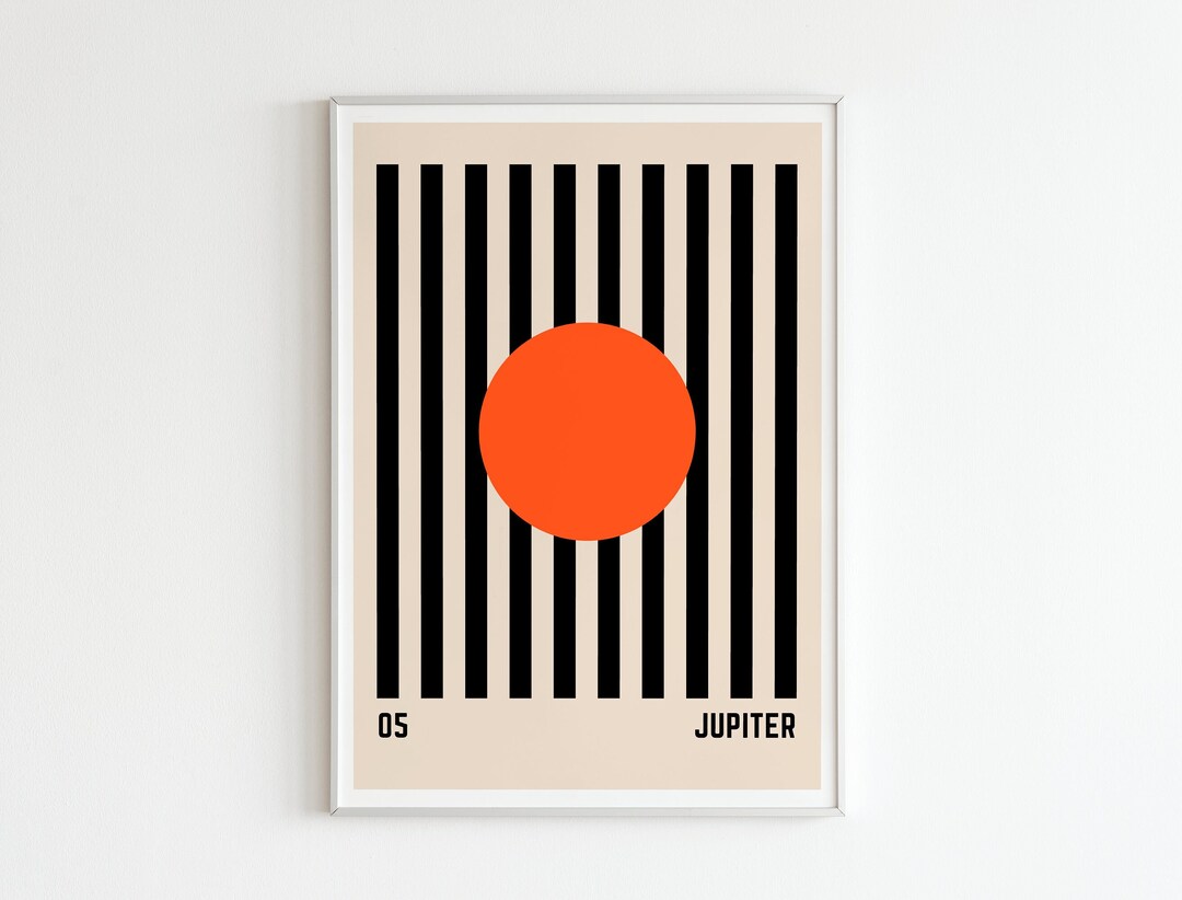 Jupiter Poster, Digital Poster, Wall Art, Printable, Designer Wall Art ...