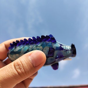 Handmade Pig Glass Pipes Wild Boar Beautiful Pipe Unique Tobacco Pipe ...